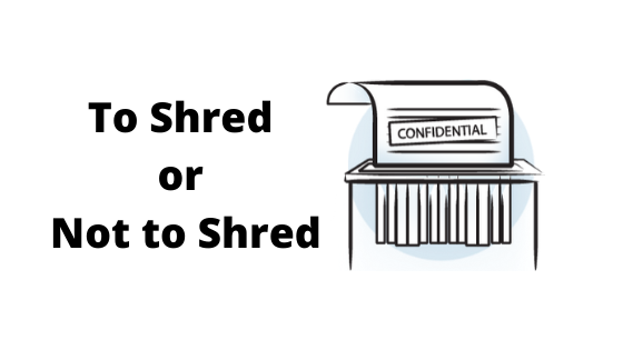 What to Shred and What Not To Shred • Medallion Financial Group